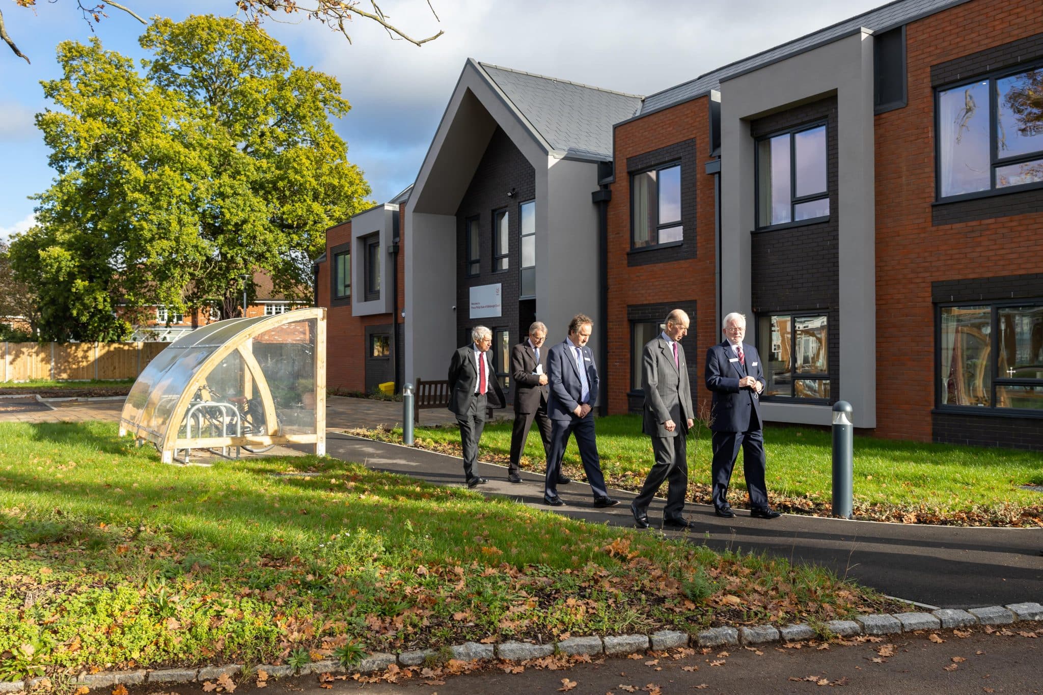 HRH The Duke of Kent visits Prince Philip Duke of Edinburgh Court for ...