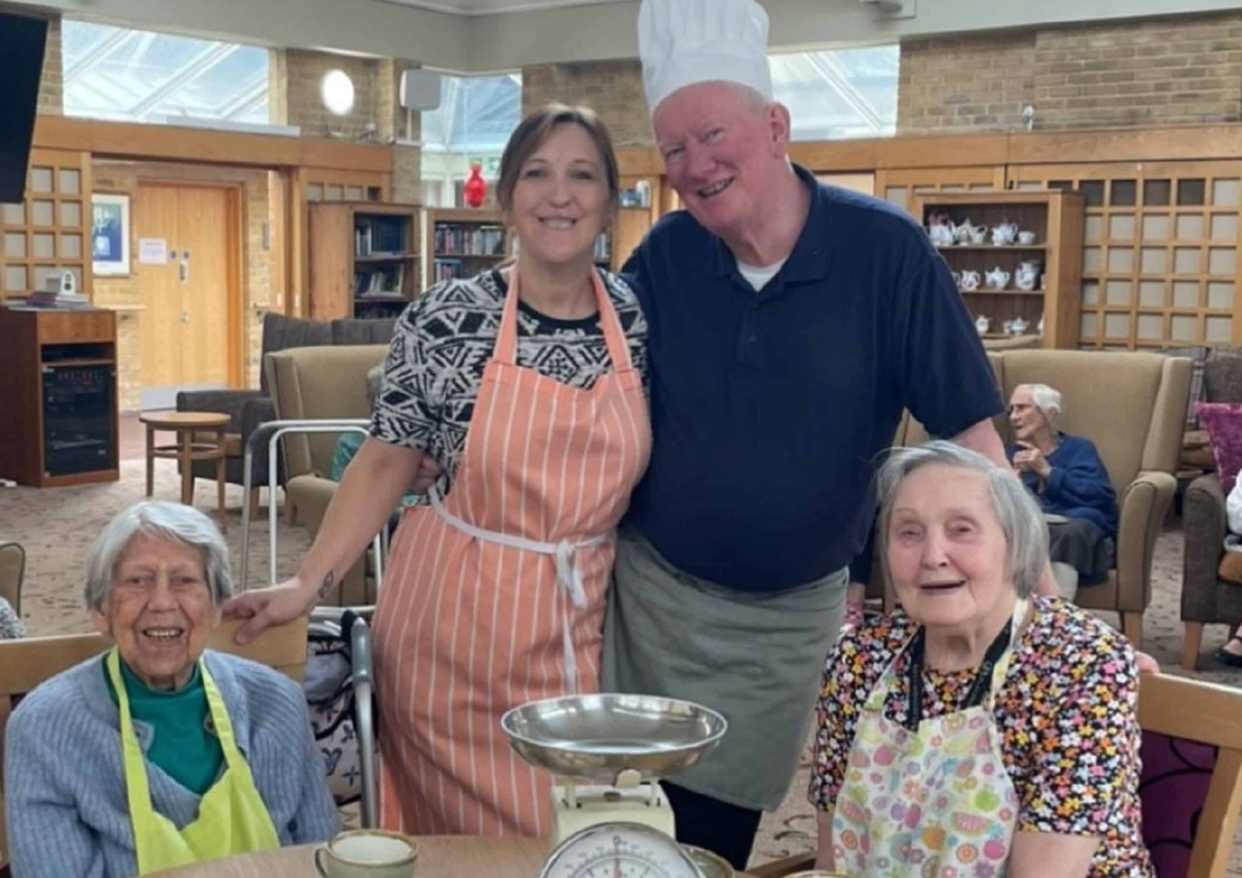 Prince Michael of Kent Court residents celebrate British Pie Week - RMBI