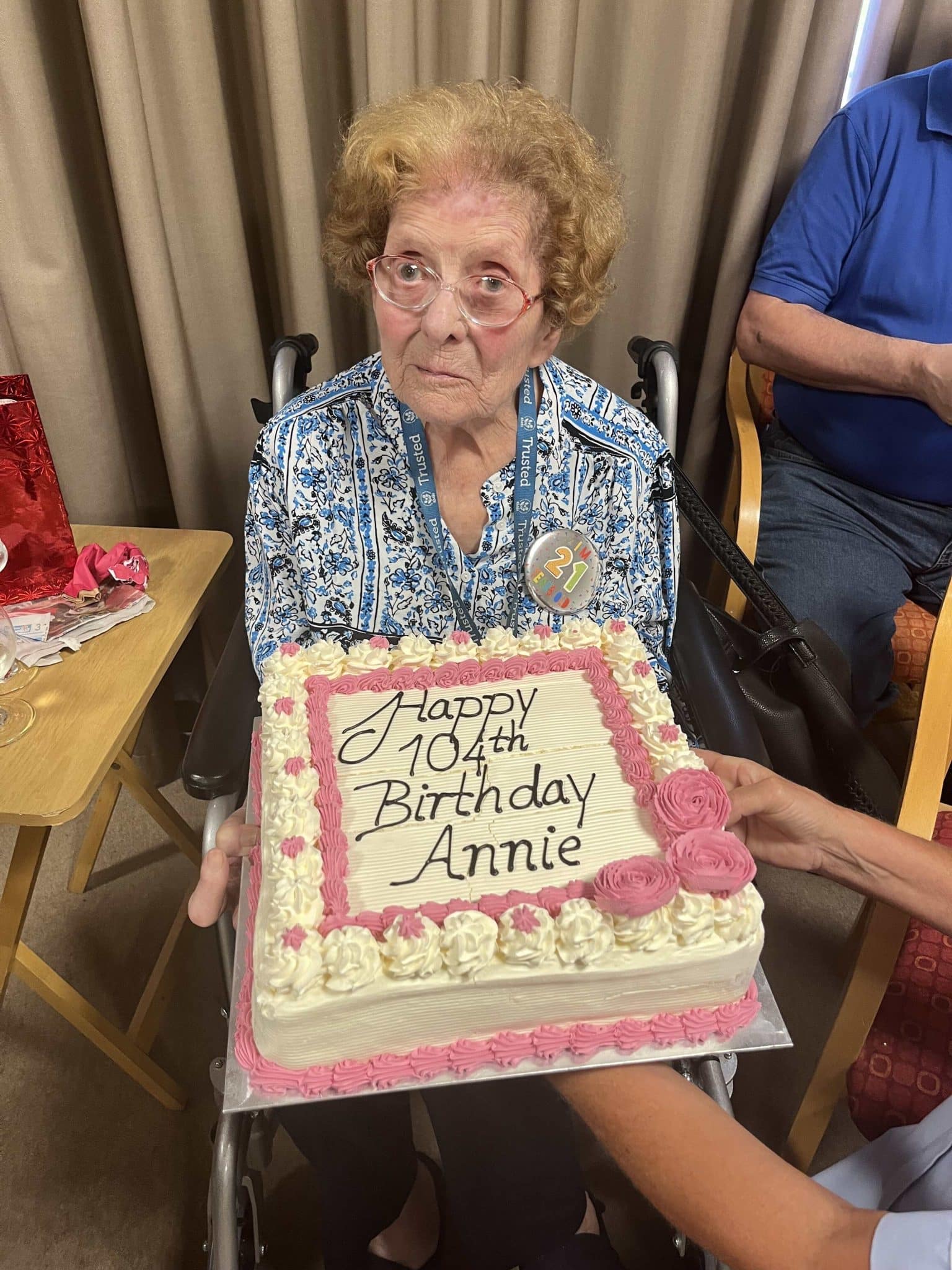 Prince George Duke of Kent Court resident turns 104 - RMBI