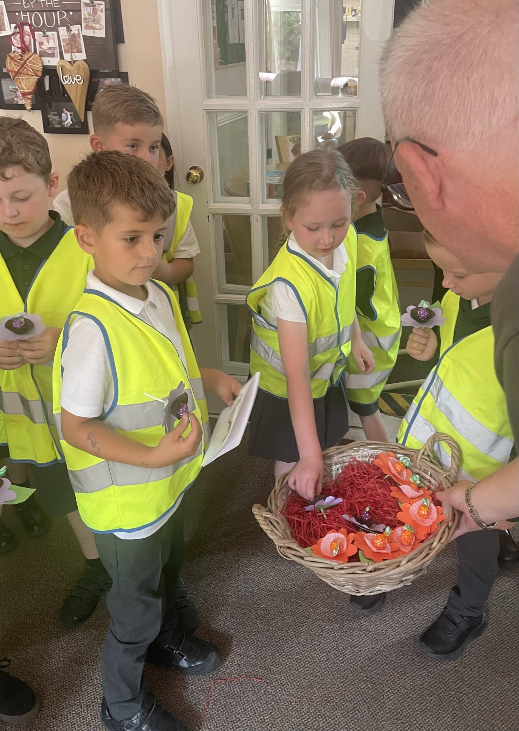Local school children bring joy to residents at Harry Priestley House ...